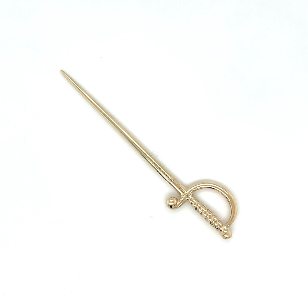 Vintage Tiffany & Co. 14K Gold Sword Toothpick / Martini Cocktail Garn ...
